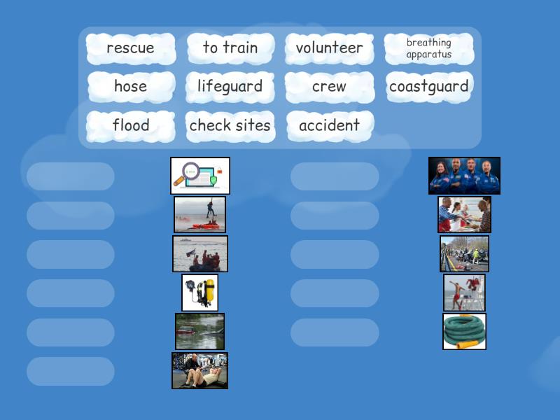 FF 5 Firefighter Text (extra words) - Match up