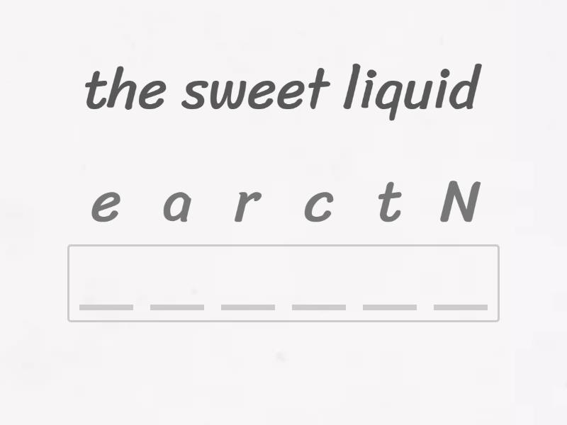Science - Anagram