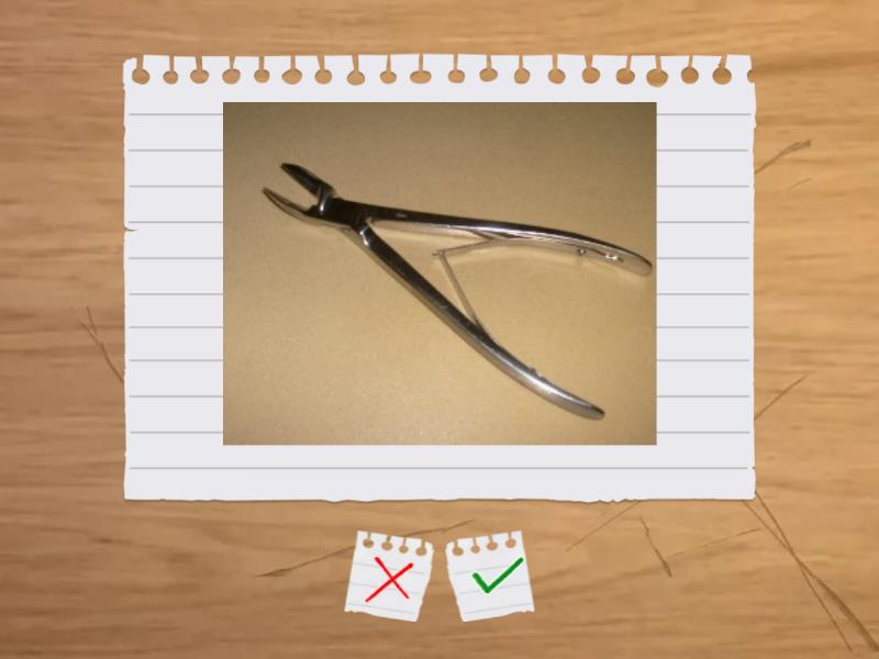 surgical instruments - Flash cards