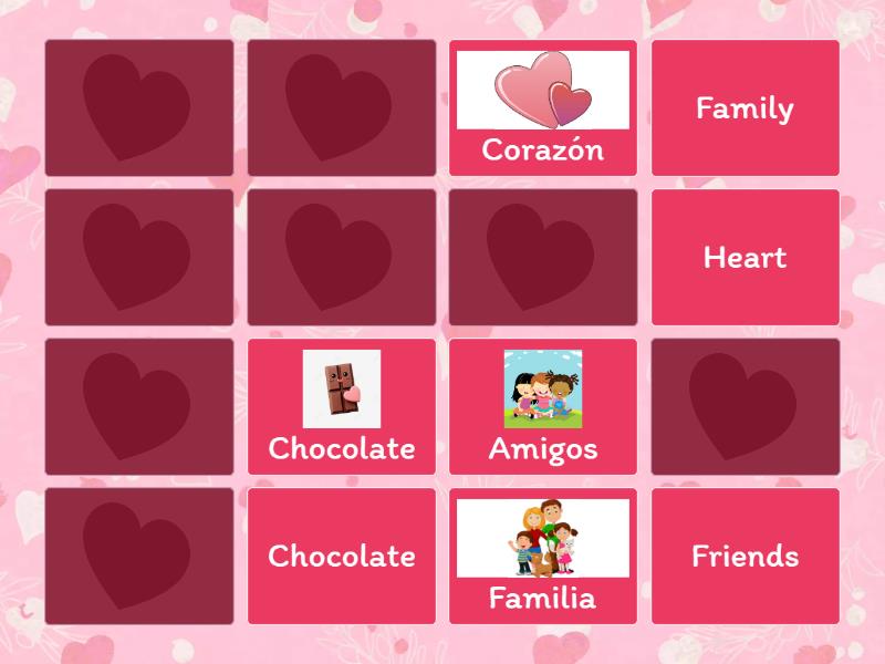 San Valentin Grandes - Matching pairs