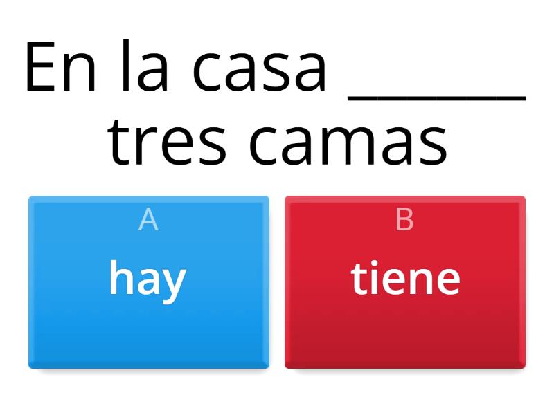 S Y7 1.2.3 Hay/tiene & Un/una/unos/unas - Quiz