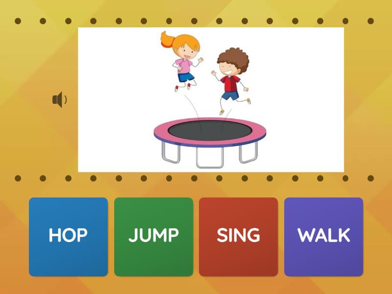 ACTION VERBS - - Find the match