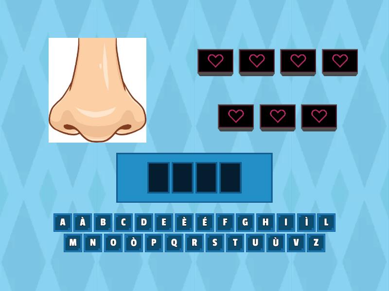 13. PARTS OF THE BODY - Hangman