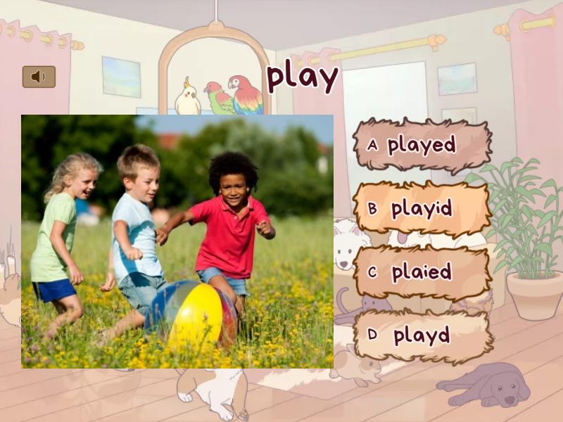 Past Simple Of Regular Verbs Multiple Choice Quiz