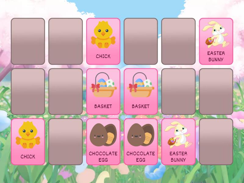 EASTER MEMORY GAME - Parejas