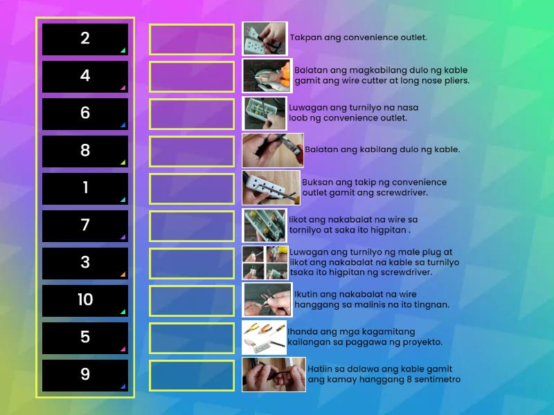 Paggawa ng extension cord - Une las parejas