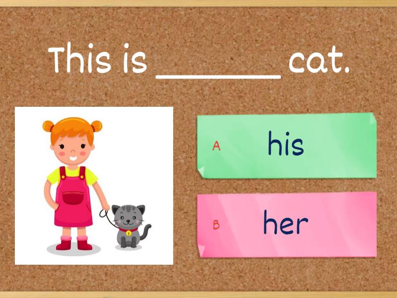 FF1 Unit 7 L2 his / her - Викторина