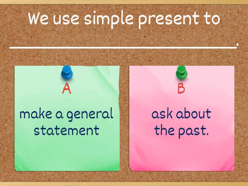 Simple Present - MLK - Quiz