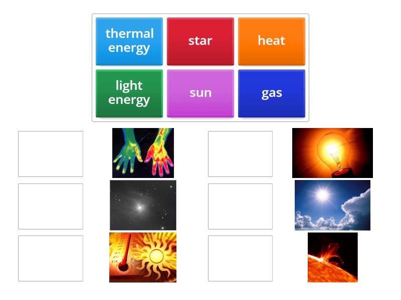 sun vocab - Match up