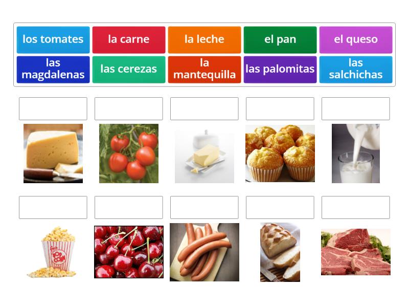 La comida que (no) me gusta - Match up