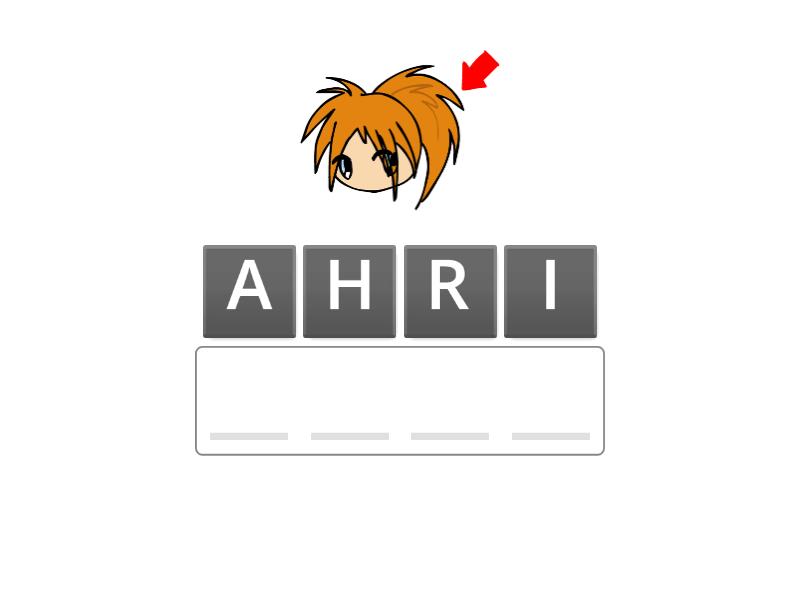 SM2 Unit 6 body parts - Anagram