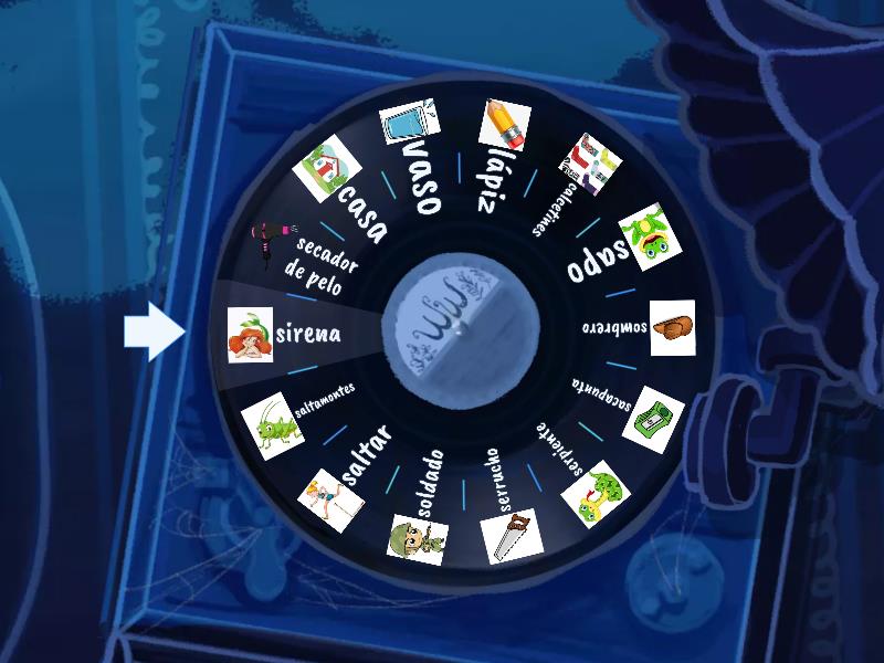 Objetos con fonema s - Rueda aleatoria