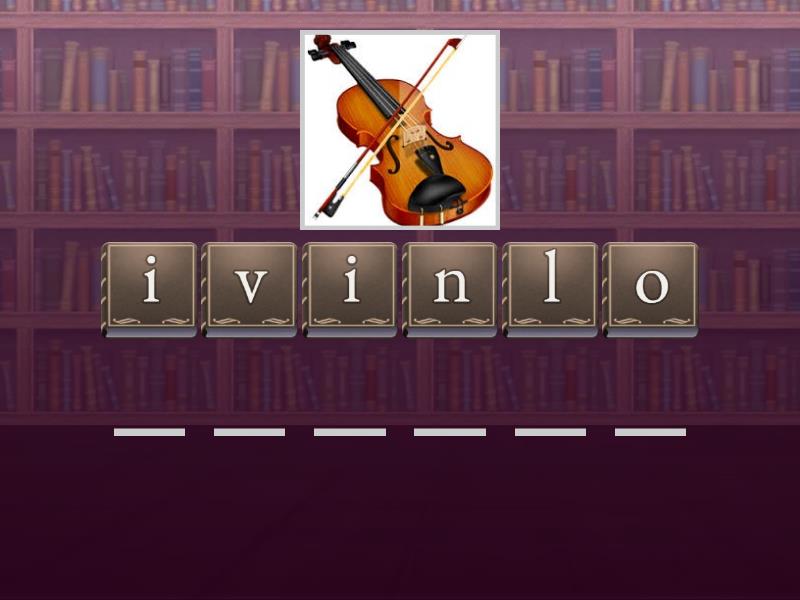 music vocabulary - Anagram