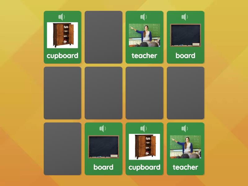 Kids Box 2 Unit 2 - Vocabulary 1 Memory game - Parejas