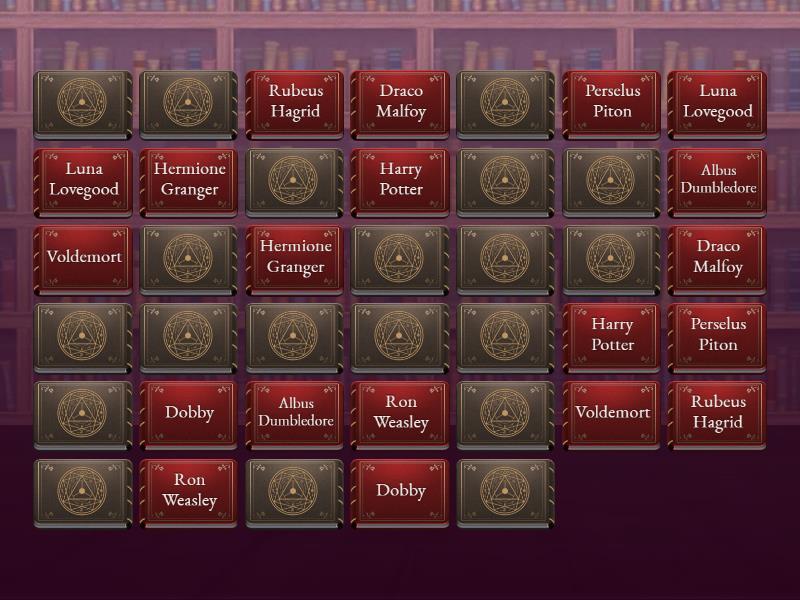 HARRY POTTER - Matching pairs