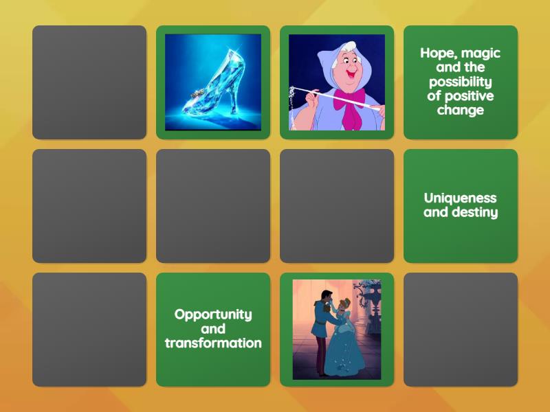 Cinderella Symbolism - Matching pairs