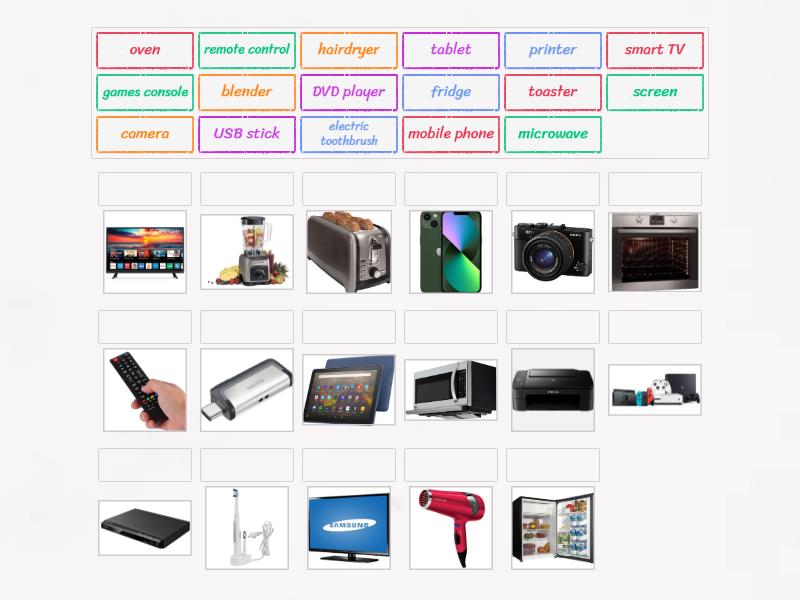GG3 Unit 4.1 Useful things - Match up