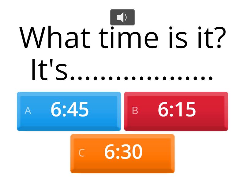 Tiếng Anh cô Hoa. Unit 2. Time and daily routines. - Cuestionario