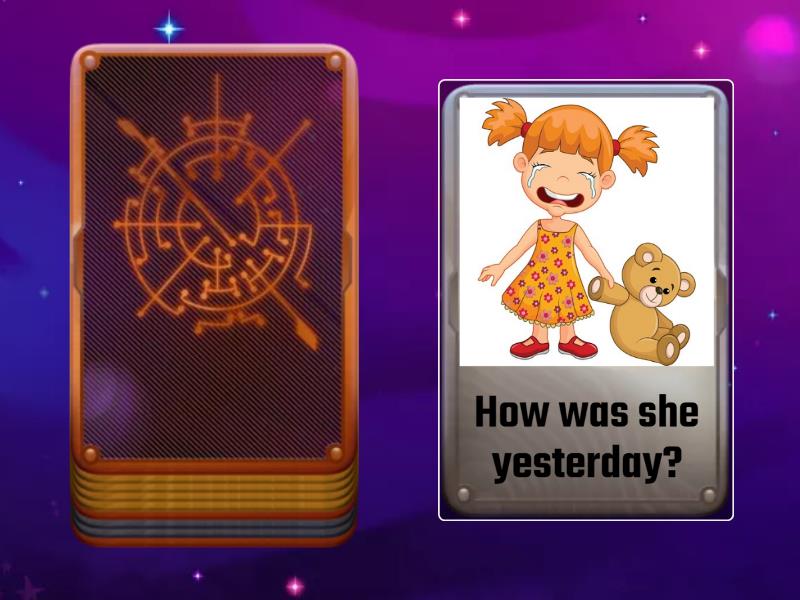 AS2 U9L6 - Was / were - Speaking cards