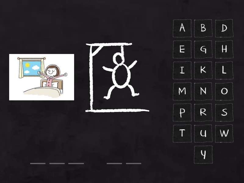 Daily routine - Hangman