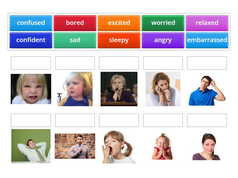 Basic 5 - Feelings and gestures - Match up