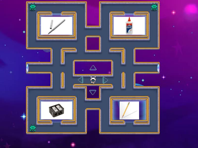 School objects - Maze chase