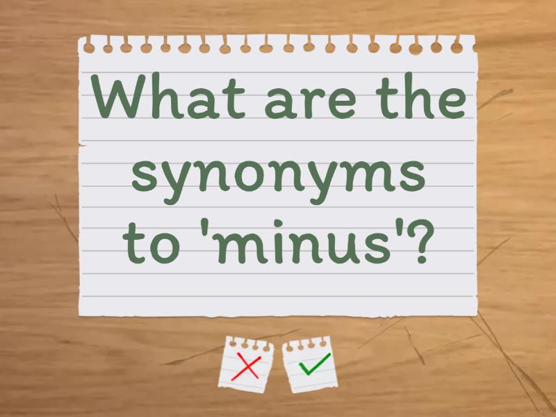 Revision (again ...) - Flash cards