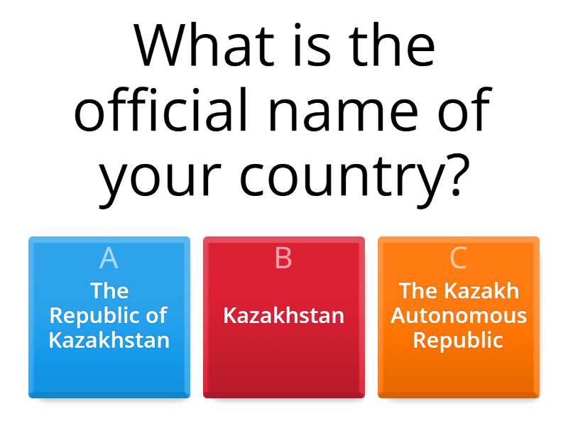 “Do you know your country?” - Quiz