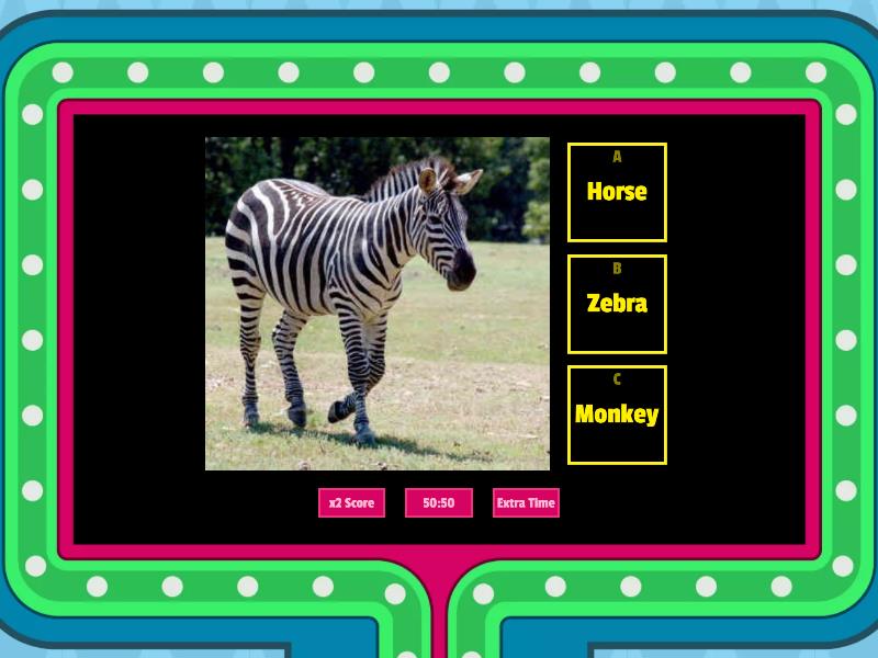 Letter Yy and Zz - Gameshow quiz