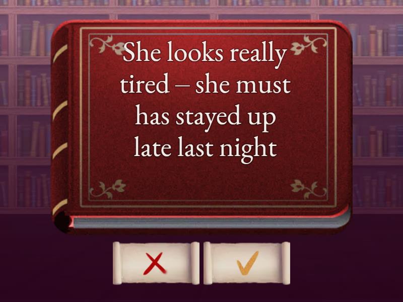 Find and correct one mistake in each sentence. - Flash cards