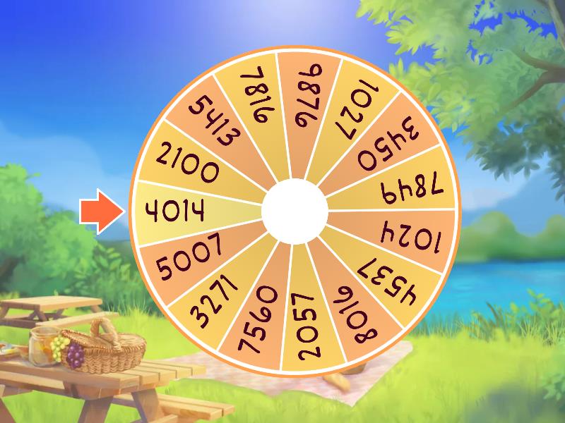 SPEAKING NUMBERS SAN - Spin the wheel