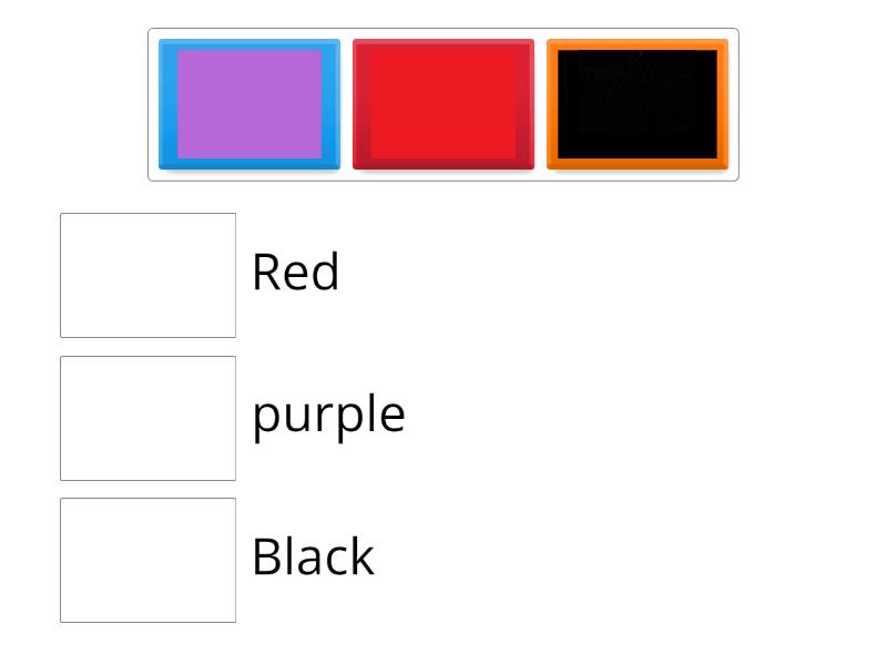What is color? - Match up