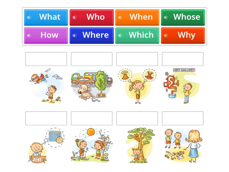 Question words () - Match up