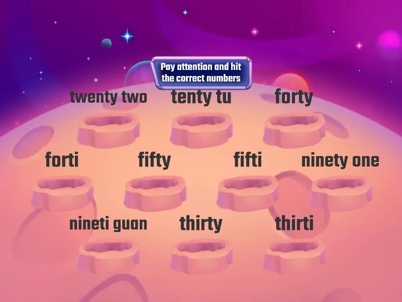 numbers - Whack-a-mole