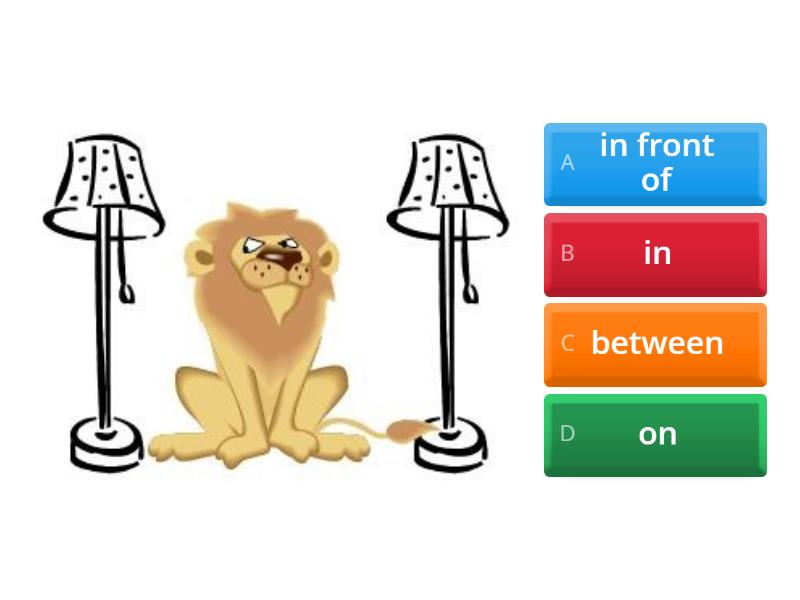 Prepositions of place - test - Quiz