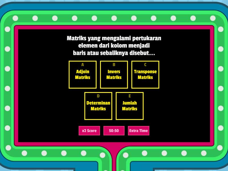 Matriks - Gameshow quiz