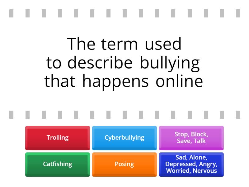 CyberBullying - Find the match