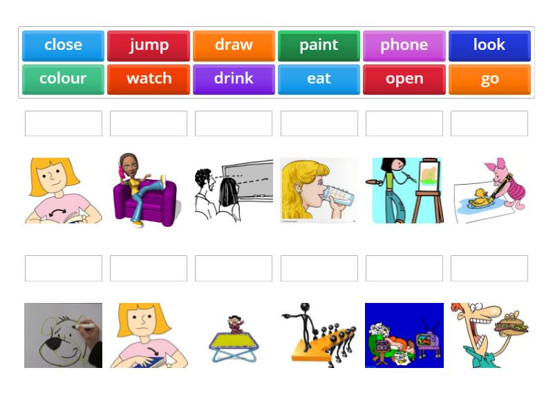 match Actions Starters 2 present - Match up
