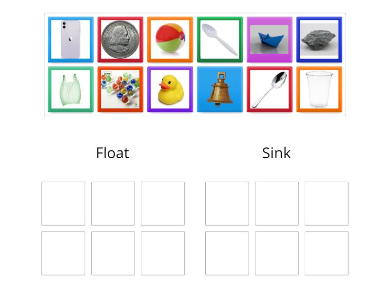 CPS1_Unit 6.4_Sink or Float - Group sort