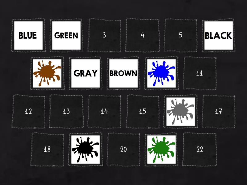 Colors - Memory Game - Parejas