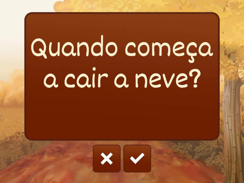 Estações do Ano - Flashcards - Tarjetas flash