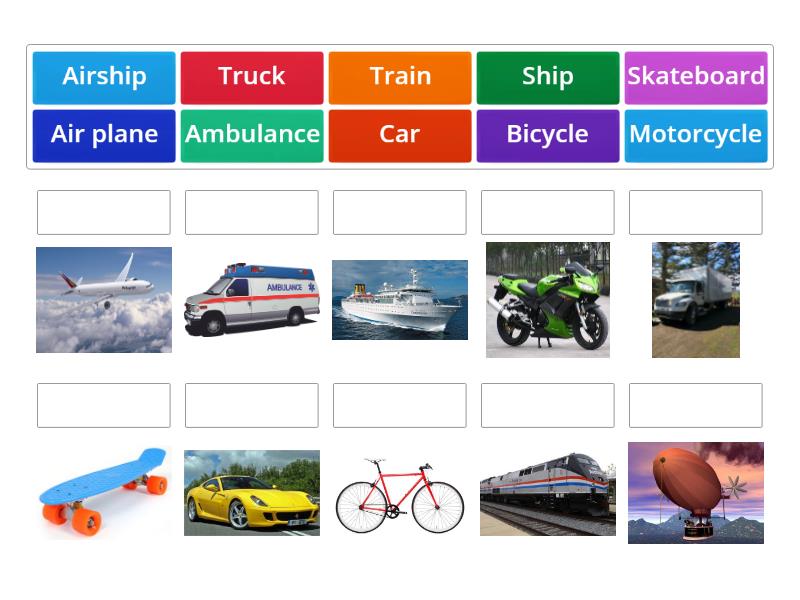 Transportation - Match up