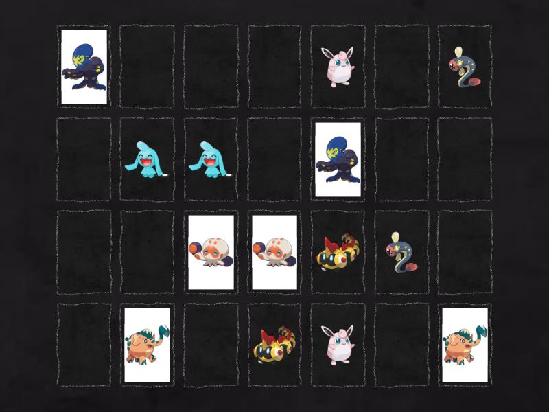 POKEMON - Matching pairs