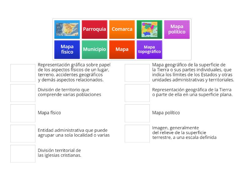 Mapas y divisiones territoriales - Match up