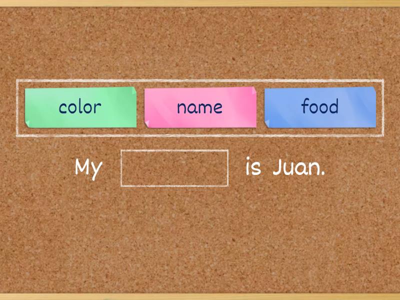 Sample missing word - Palabra perdida