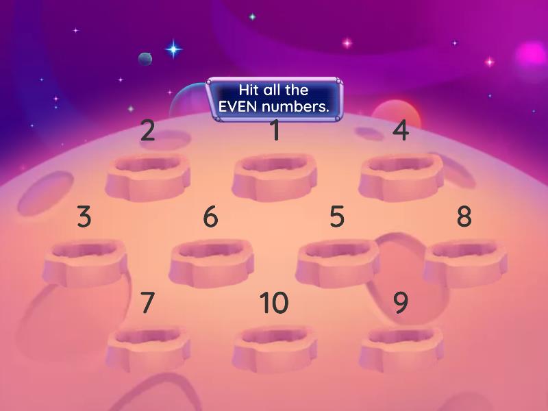 Odd and Even Numbers - Whack-a-mole