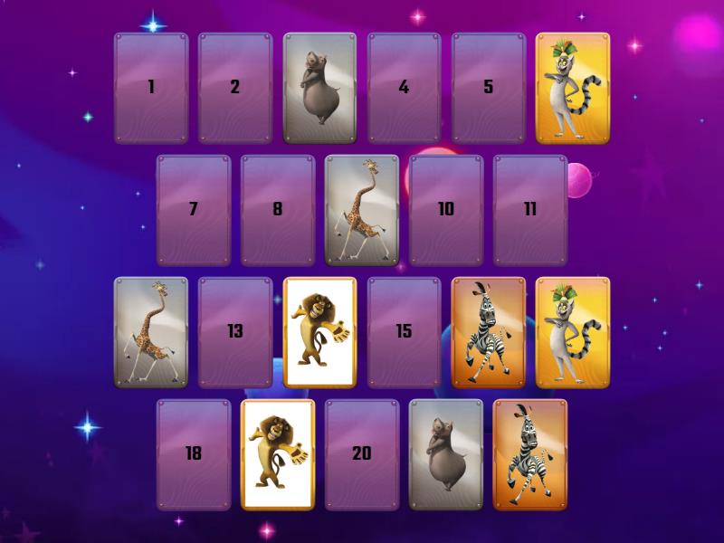 Madagascar Match - Matching pairs