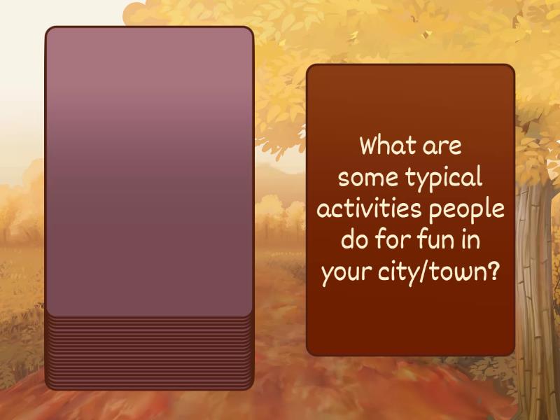 My City/Town - Random cards