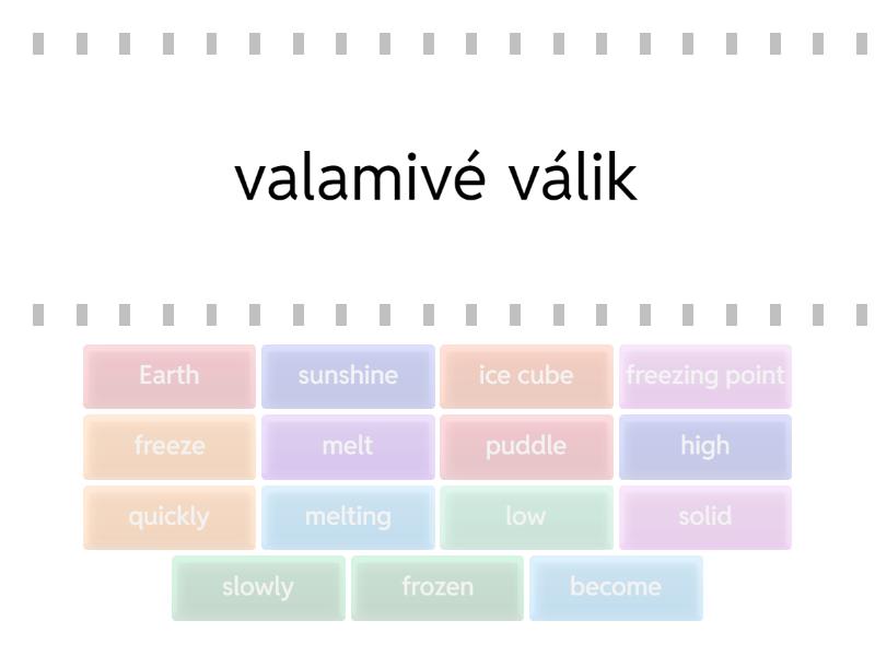 Practice the vocabulary - Cada oveja con su pareja