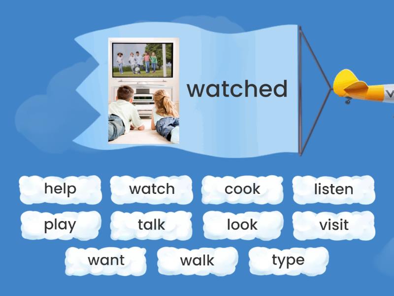 simple past tense - Find the match
